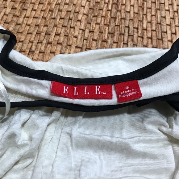 Elle | Tops | Elle Top White Animal Print S | Poshmark